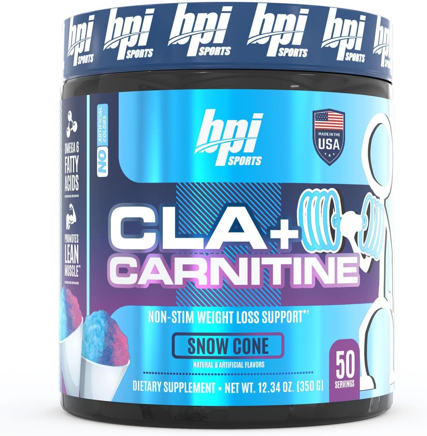 Amazon.com: BPI Sports CLA + Carnitine – Conjugated Linoleic Acid ...
