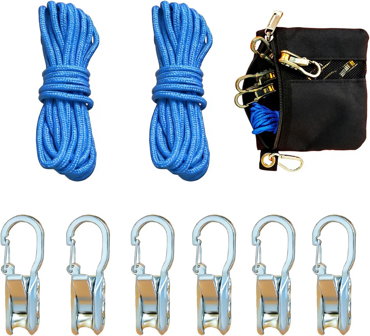 Amazon.com: 6 Pack Rope Roller, Heavy Duty Cam Buckle Tie Downs with ...