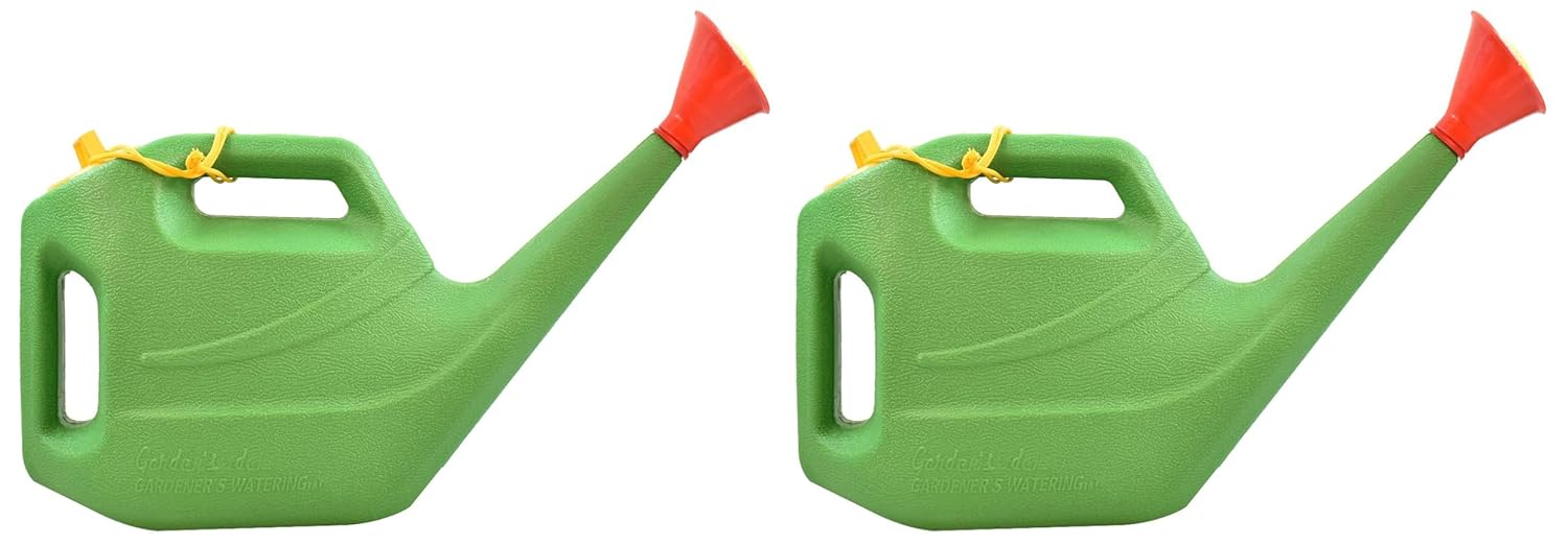 Klassic Watering Can (5L) | Plastic Green Water Can with Sprayer for ...