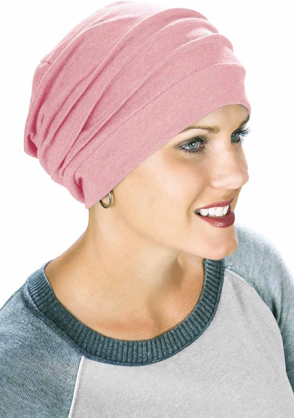 Amazon.com: 100% Cotton Slouchy Snood Chemo Cap - Hats for Cancer Chemo ...