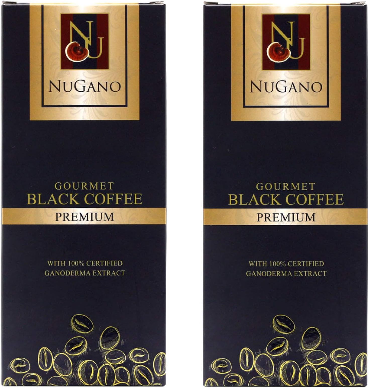 Amazon.com : 2 Boxes NuGano Ganoderma Lucidum Extract Black Coffee with ...