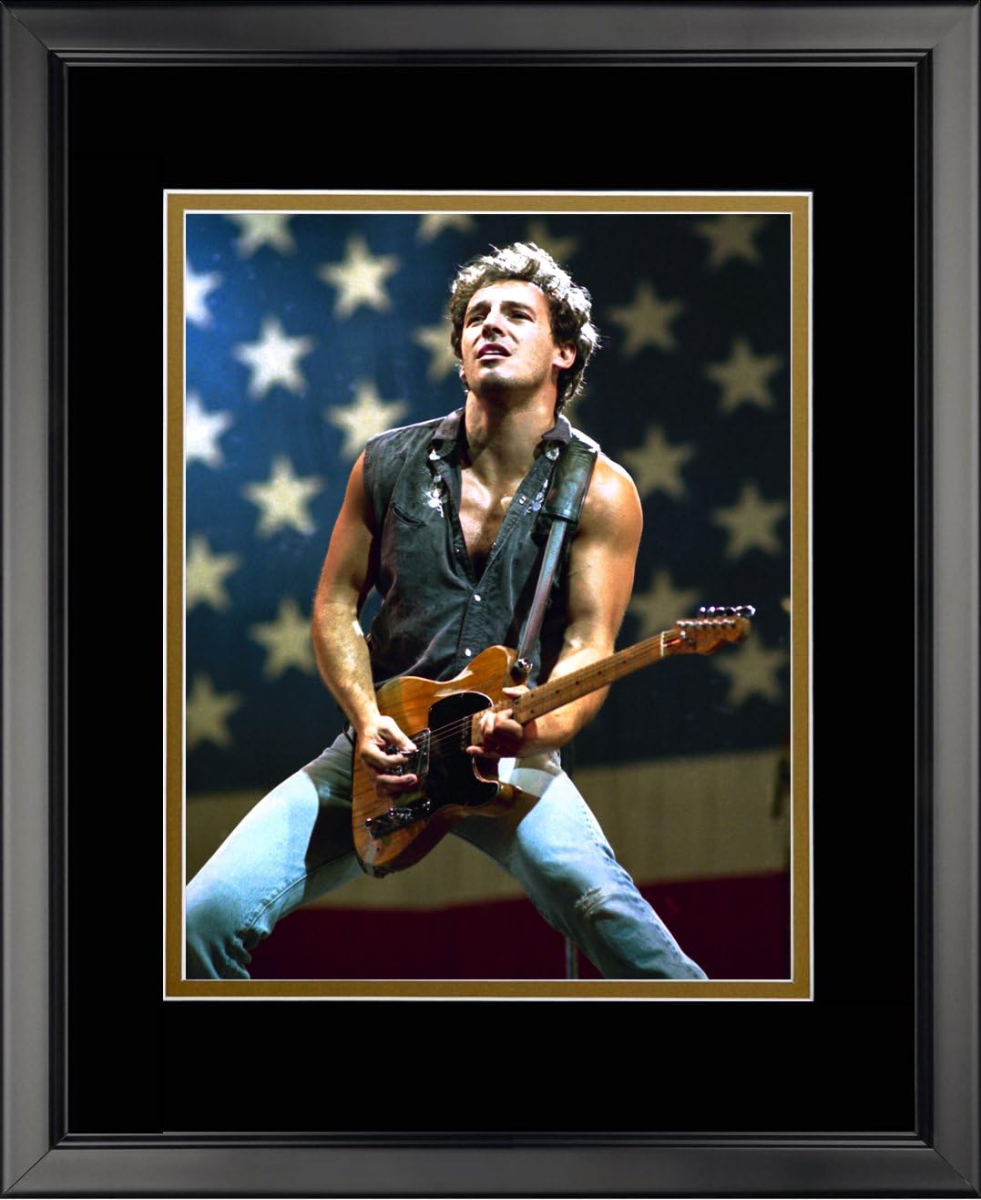 Amazon.com - Legends Never Die Bruce Springsteen Double Matted Photo ...