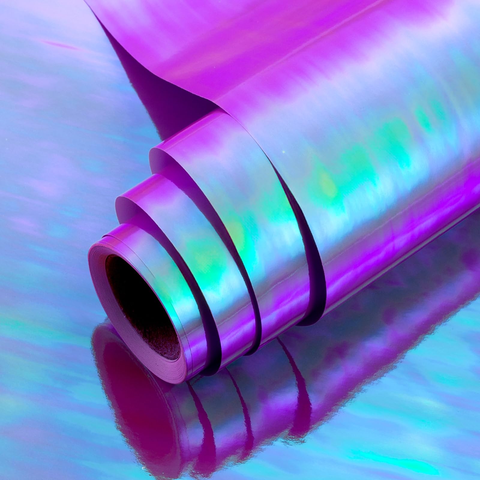 Amazon.com: Flyhill Iridescent Purple Wrapping Paper Roll-17inch*32.8ft ...
