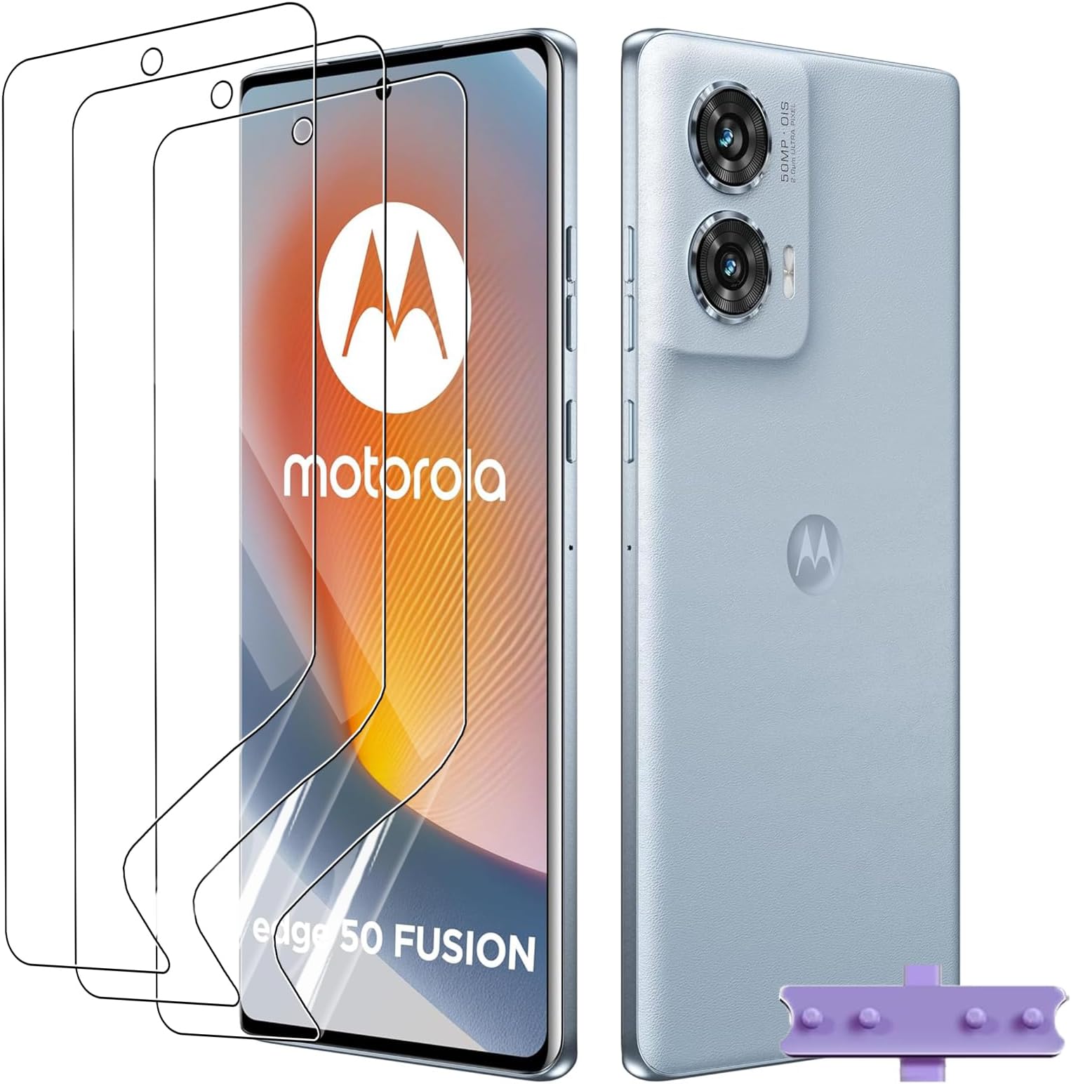 [2 Pack] T Tersely Screen Protector for Motorola Edge 50 Fusion 5G (6.7 ...