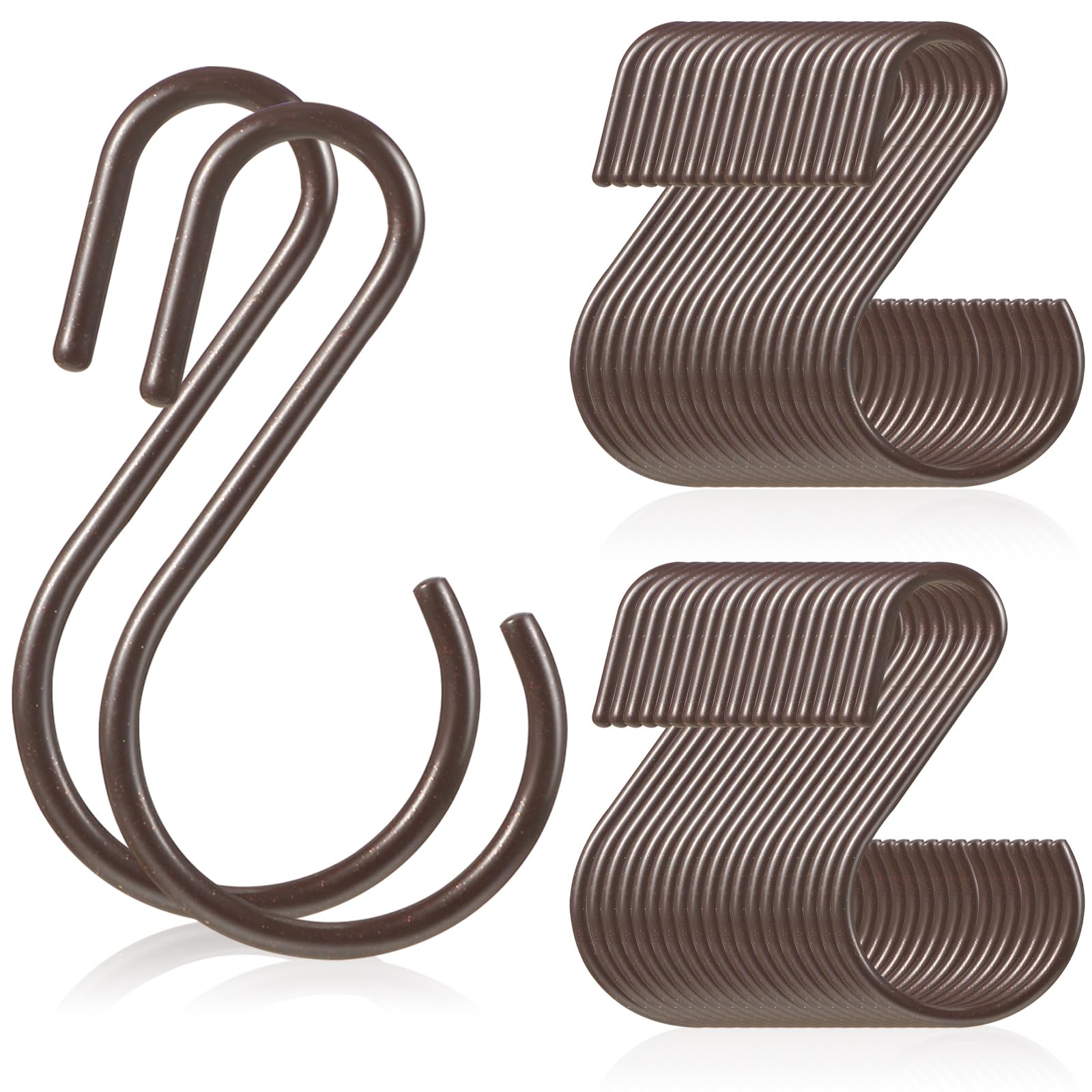 60 Pcs S Hooks Mini S Shaped Heavy Duty Metal Hooks for Hanging Plants ...