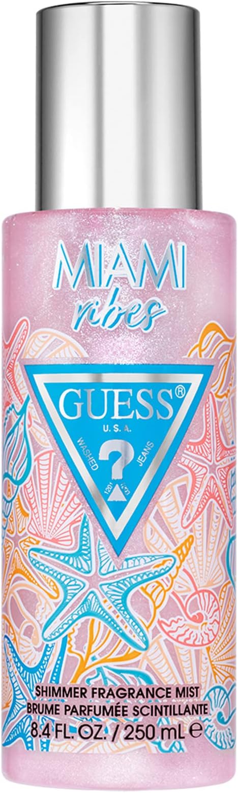 Amazon.com : GUESS Destination Miami Vibes Shimmer Body Mist Spray, 8.4 ...