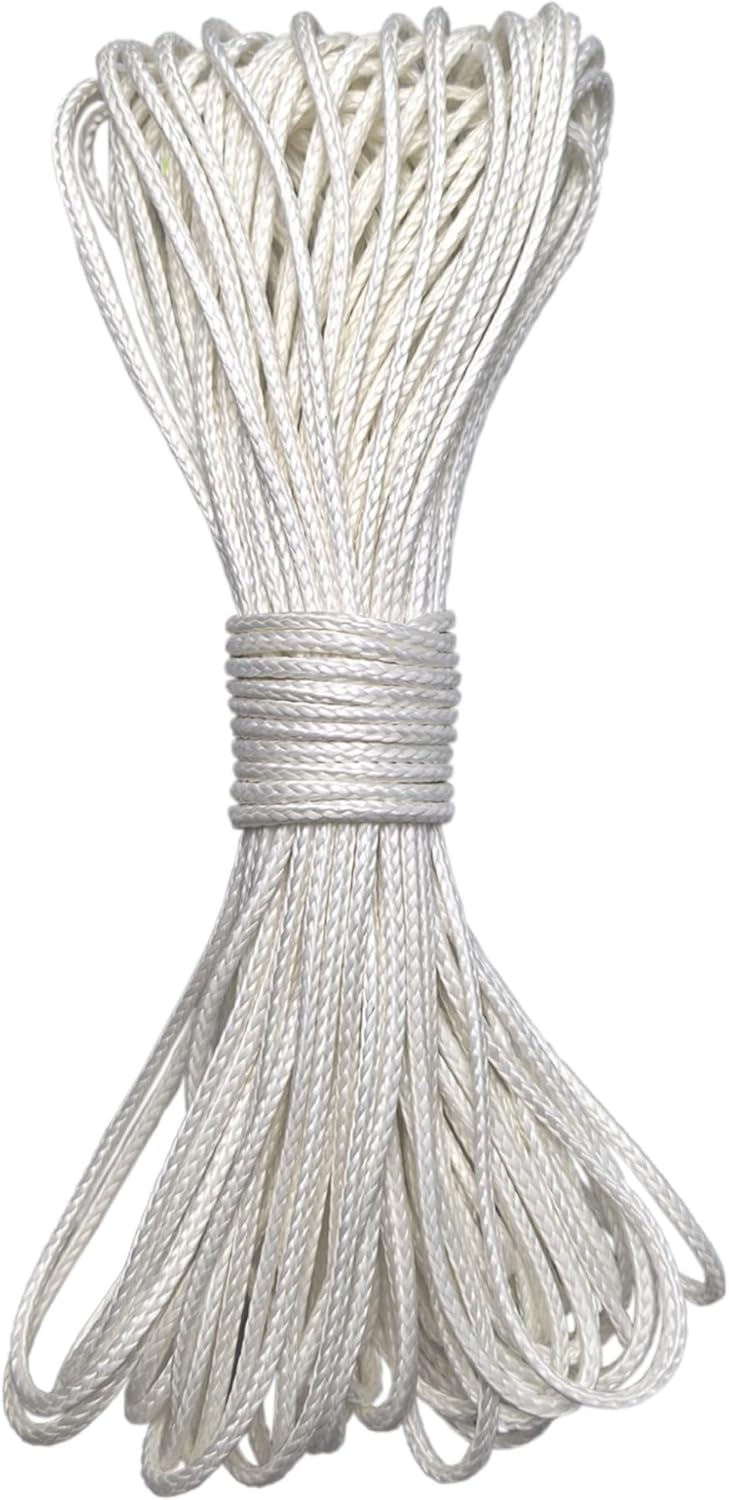 Amazon.com: 12 Strand Braided Dyneema Rope -3mm 700kg Fracture Strain ...