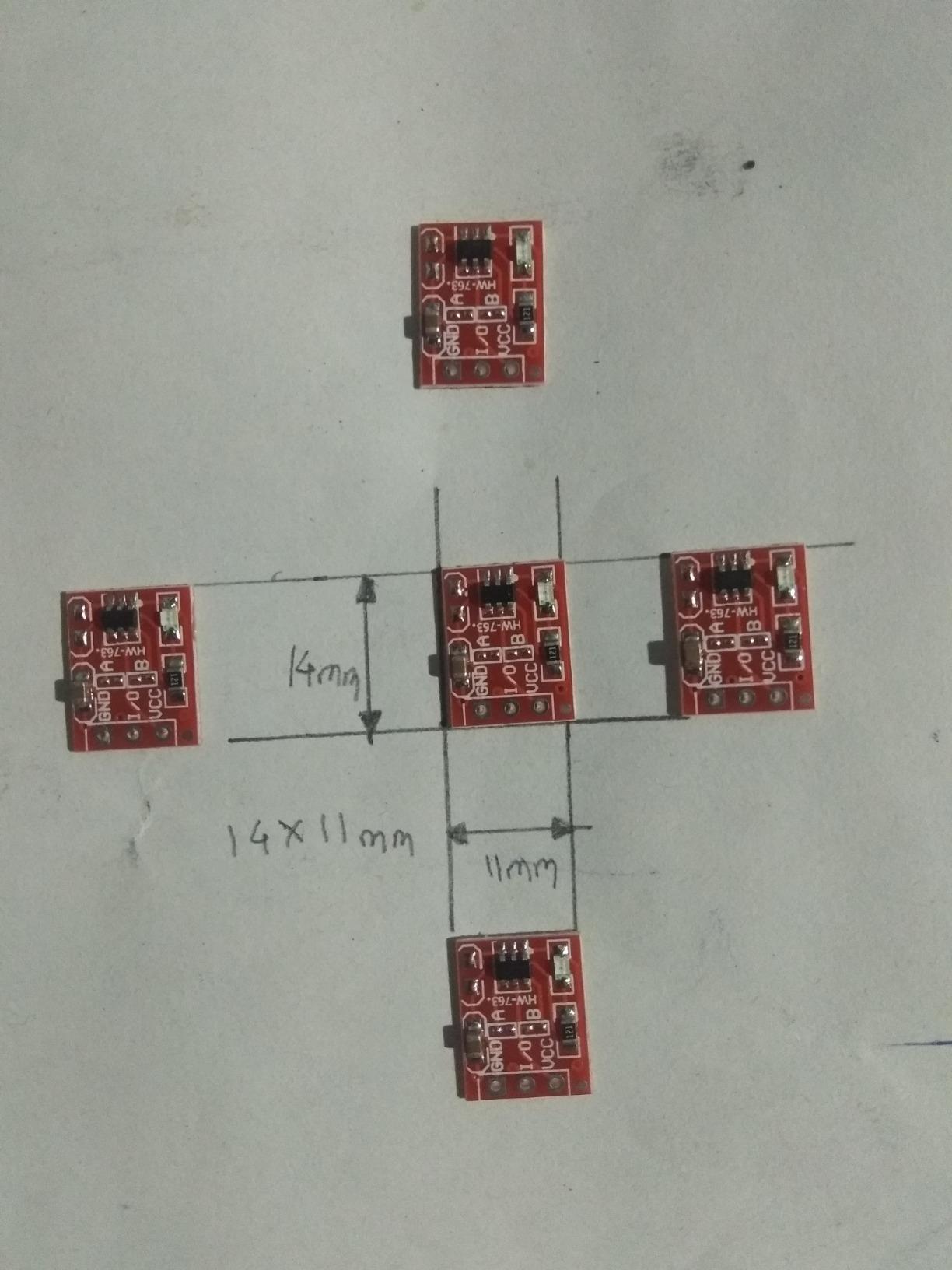 Electronic Spices PACK OF 5 TTP223 Touch Key Switch Module Touching ...