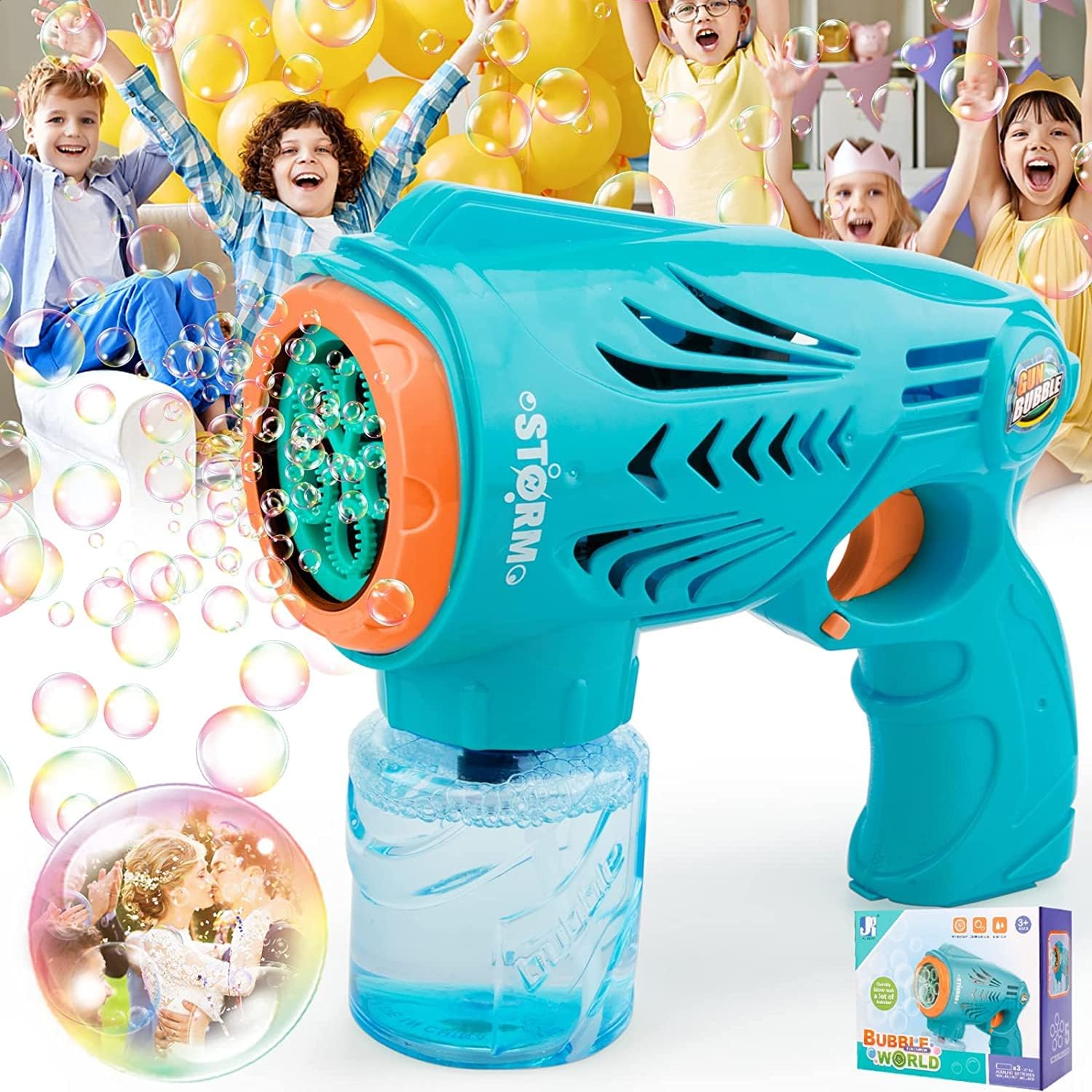 Amazon.com: Bubble Guns for Toddlers, Bubble Machine for Kids,Automatic ...