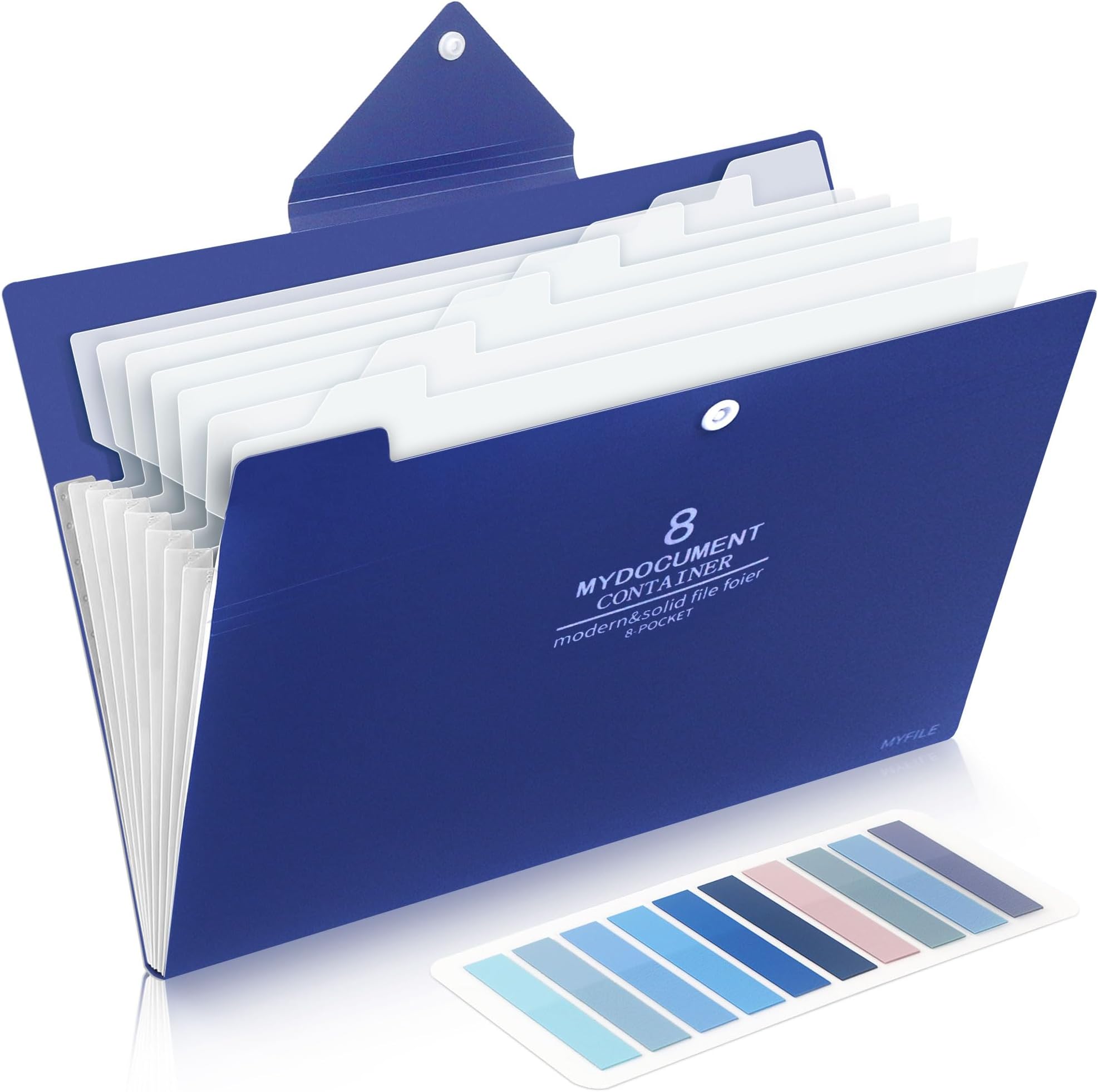 Meekye Fächermappe A4 mit 12 Fächern und 16 Stück Etikette ...