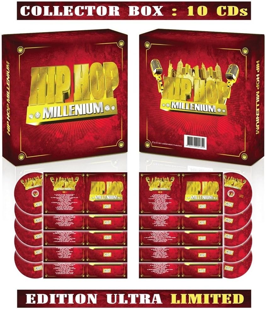 Best of HIP HOP (Coffret 10 cds) by HIP HOP MILLENIUM, 2 PAC, 50 CENT ...