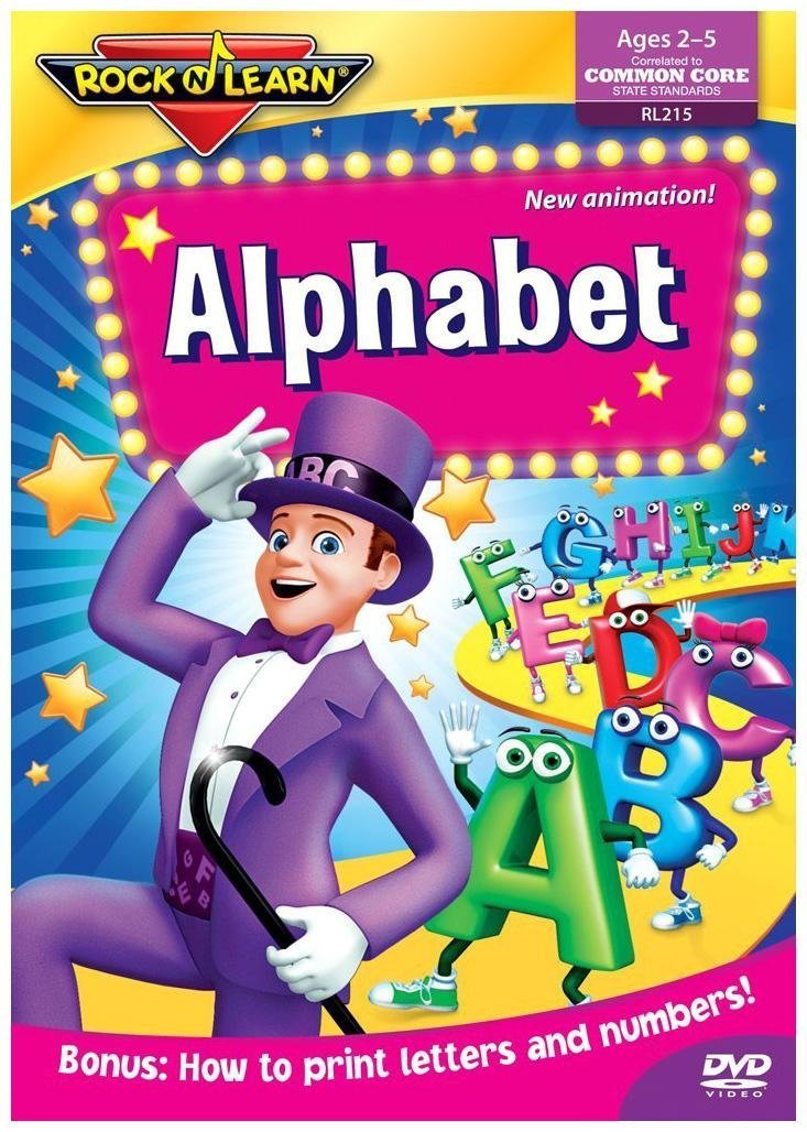 Amazon.com: Alphabet DVD by Rock 'N Learn : Brad Caudle, Jeane July ...