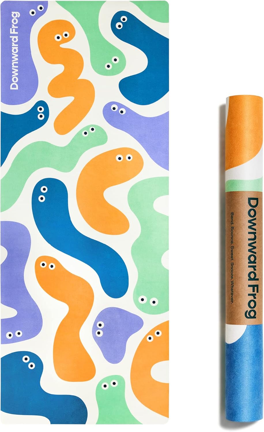 Downward Frog Kids Yoga Mat Girls and Boys - Eco Friendly yoga mat for ...