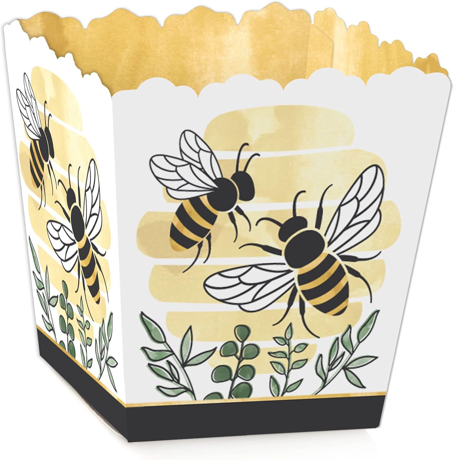 Amazon.com: Big Dot of Happiness Little Bumblebee - Party Mini Favor ...
