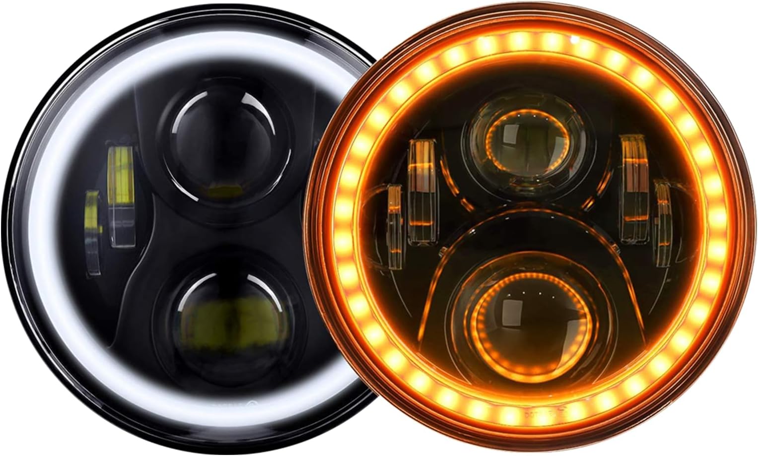 Amazon.com: UCYAR 7 Inch LED Headlights Round H6024 Compatible with ...