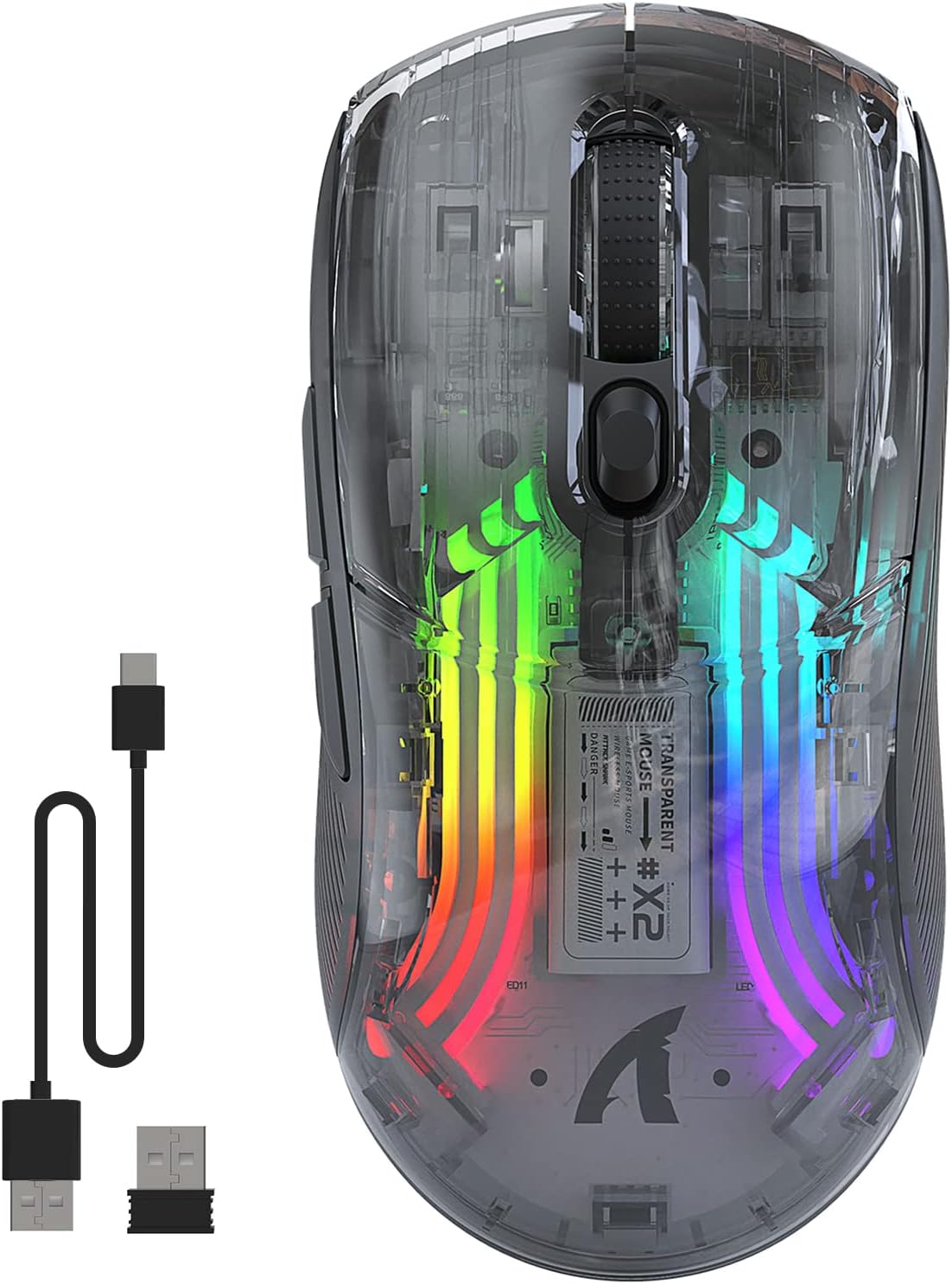 ATTACK SHARK X2 Wireless Gaming Mouse, Tri-Mode Wireless Mouse-2.4Ghz ...