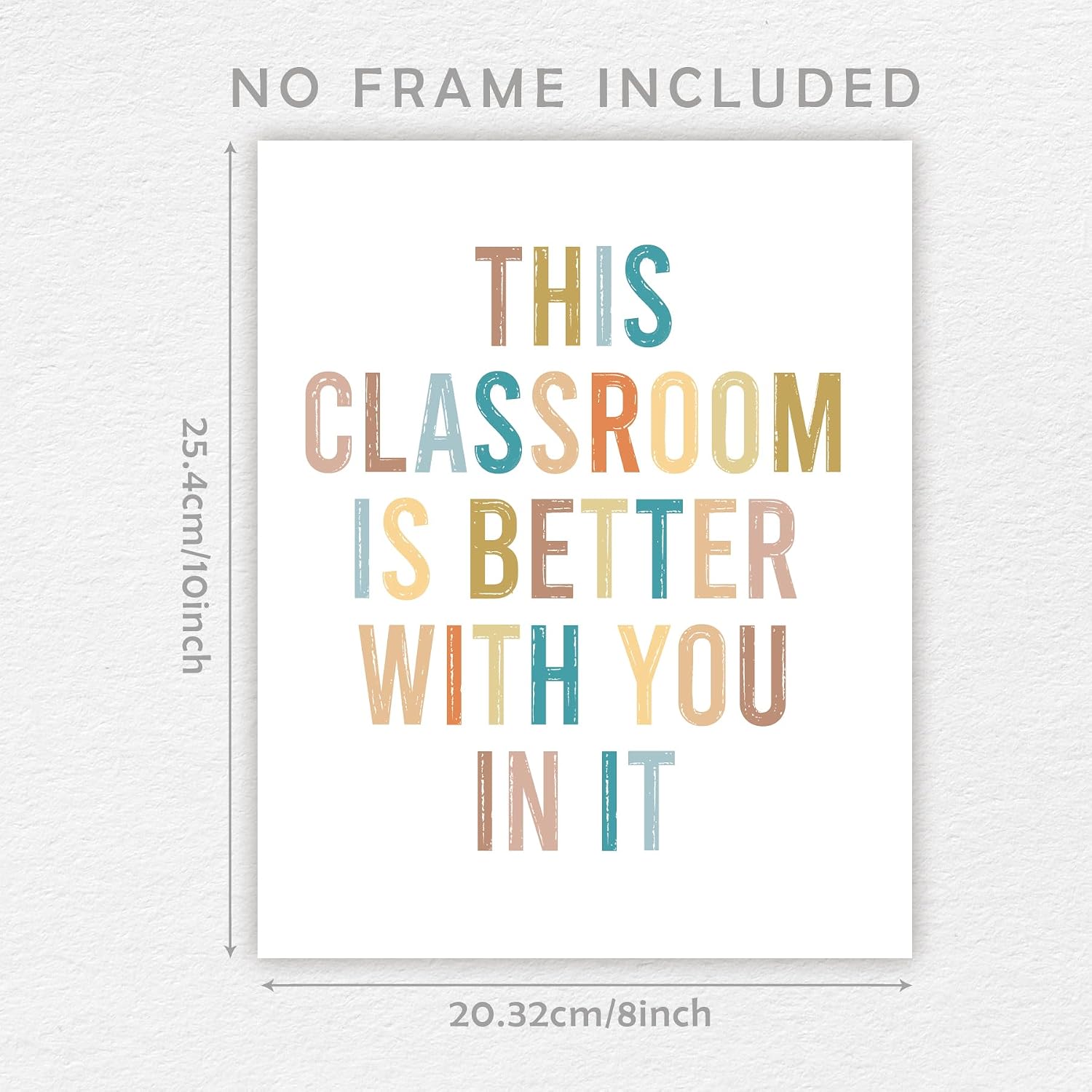 This Classroom Is Better With You In It, Boho Classroom Decor, 8X10 ...