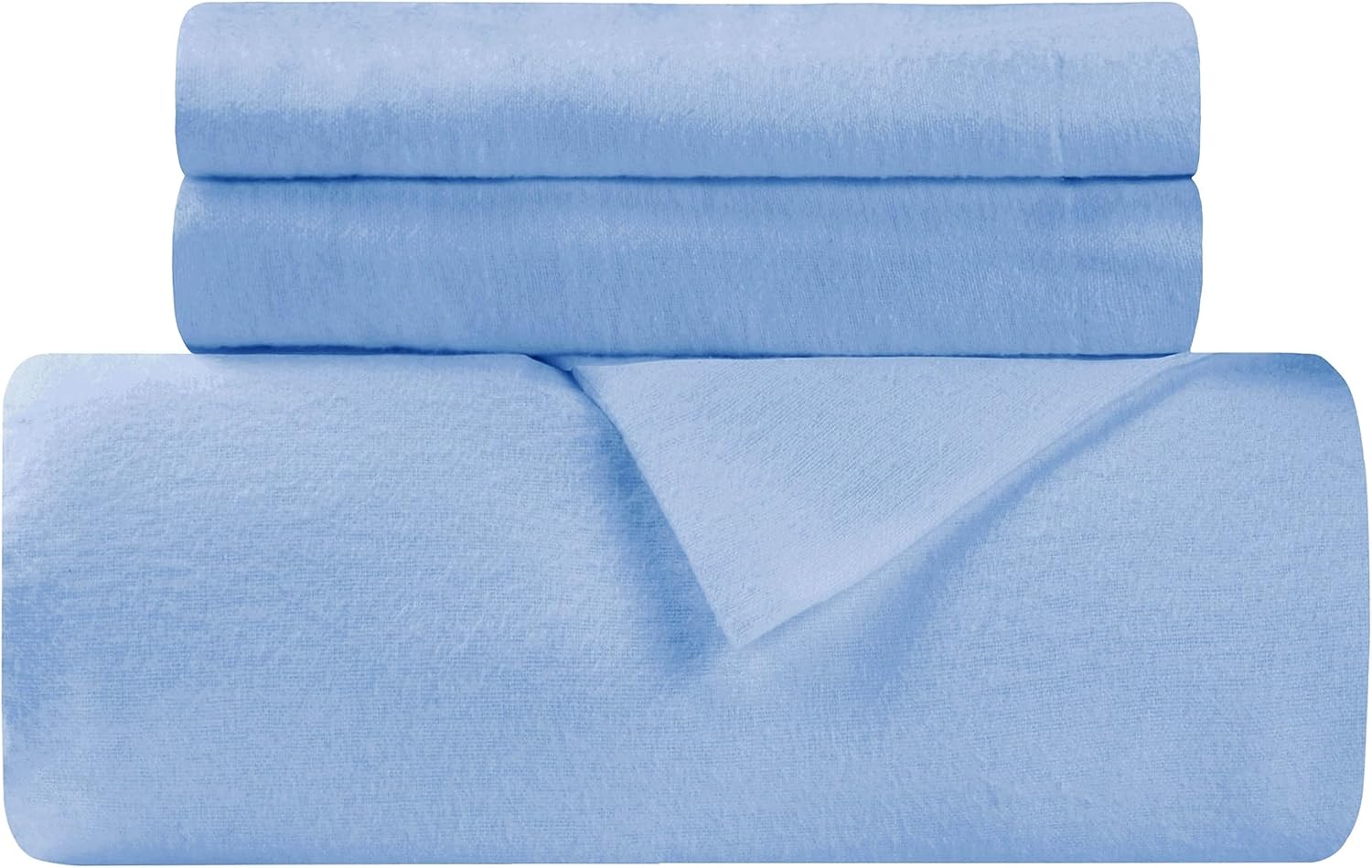Amazon.com: Superior Flannel Cotton Duvet Cover Set, Warm Fuzzy ...