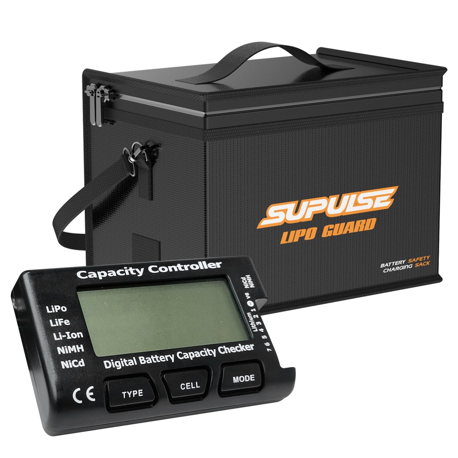 Amazon.com: Battery Capacity Checker Capacity Controller CELLMeter with ...