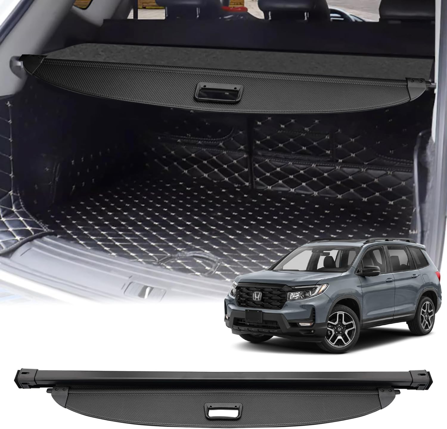 Amazon.com: URLWALL Trunk Cargo Cover for Honda Passport 2019-2024 ...