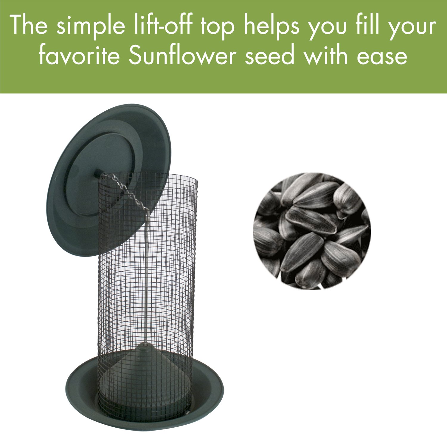 Snapklik.com : MAG1 Magnum Sunflower Screen Feeder