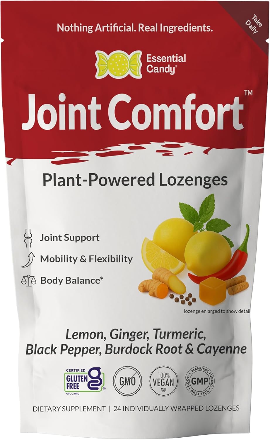 Amazon.com: Essential Candy Joint Comfort Support Functional Lozenge ...