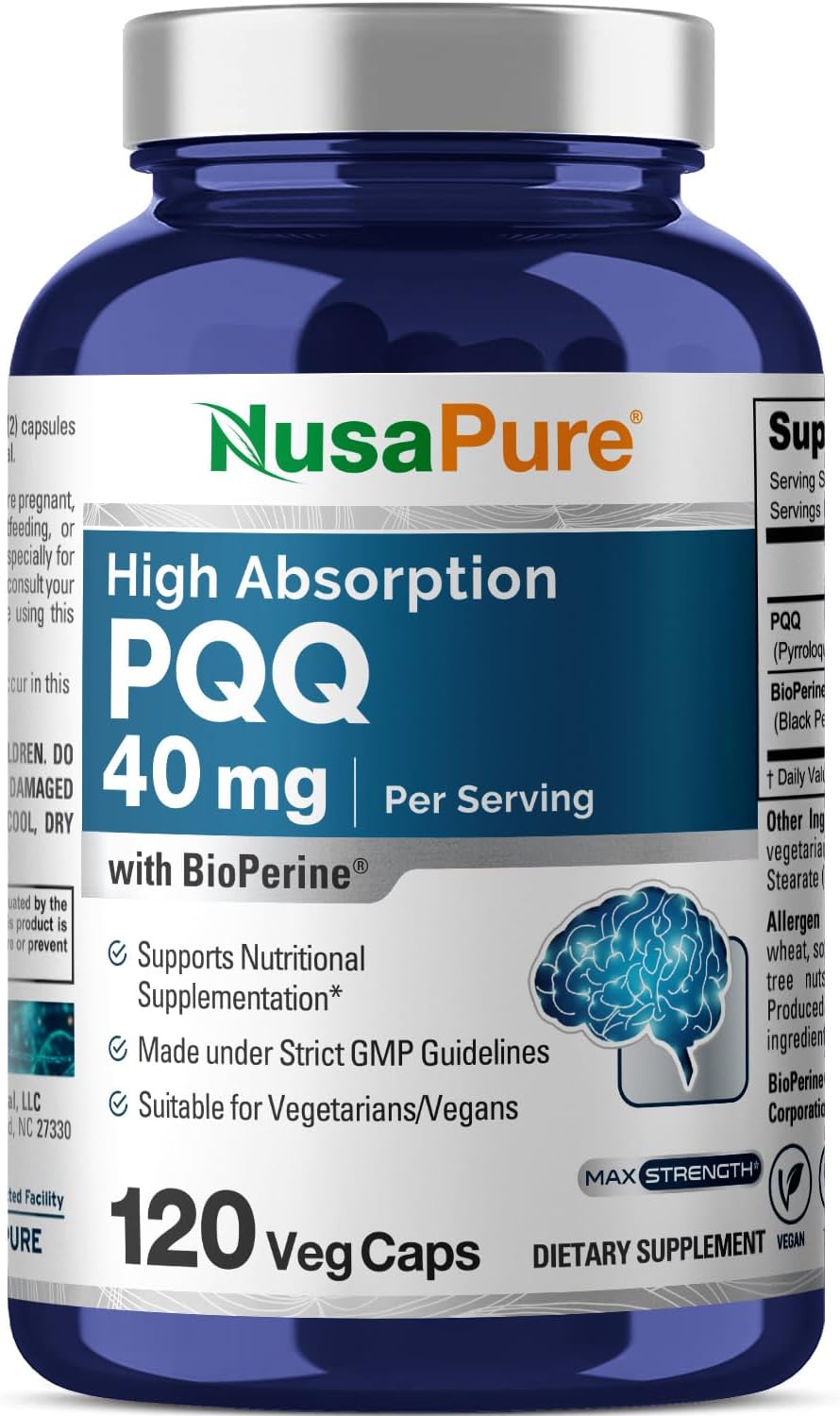 Amazon.com: Health Thru Nutrition PQQ 20mg 60 Servings Pyrroloquinoline ...