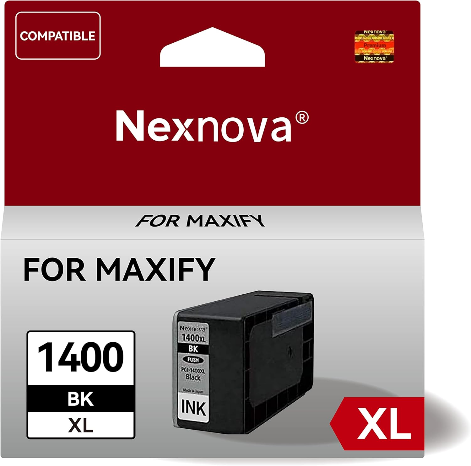 NexNova® ink cartridge PGI-1400XL for Canon High Yield (1-Pack Black ...