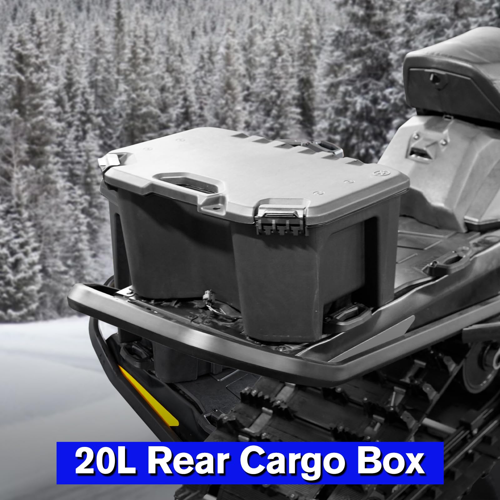 HAKA TOUGH UTV 20 Liter / 5.2 Gallon Rear Cargo Box for Can Am Maverick ...