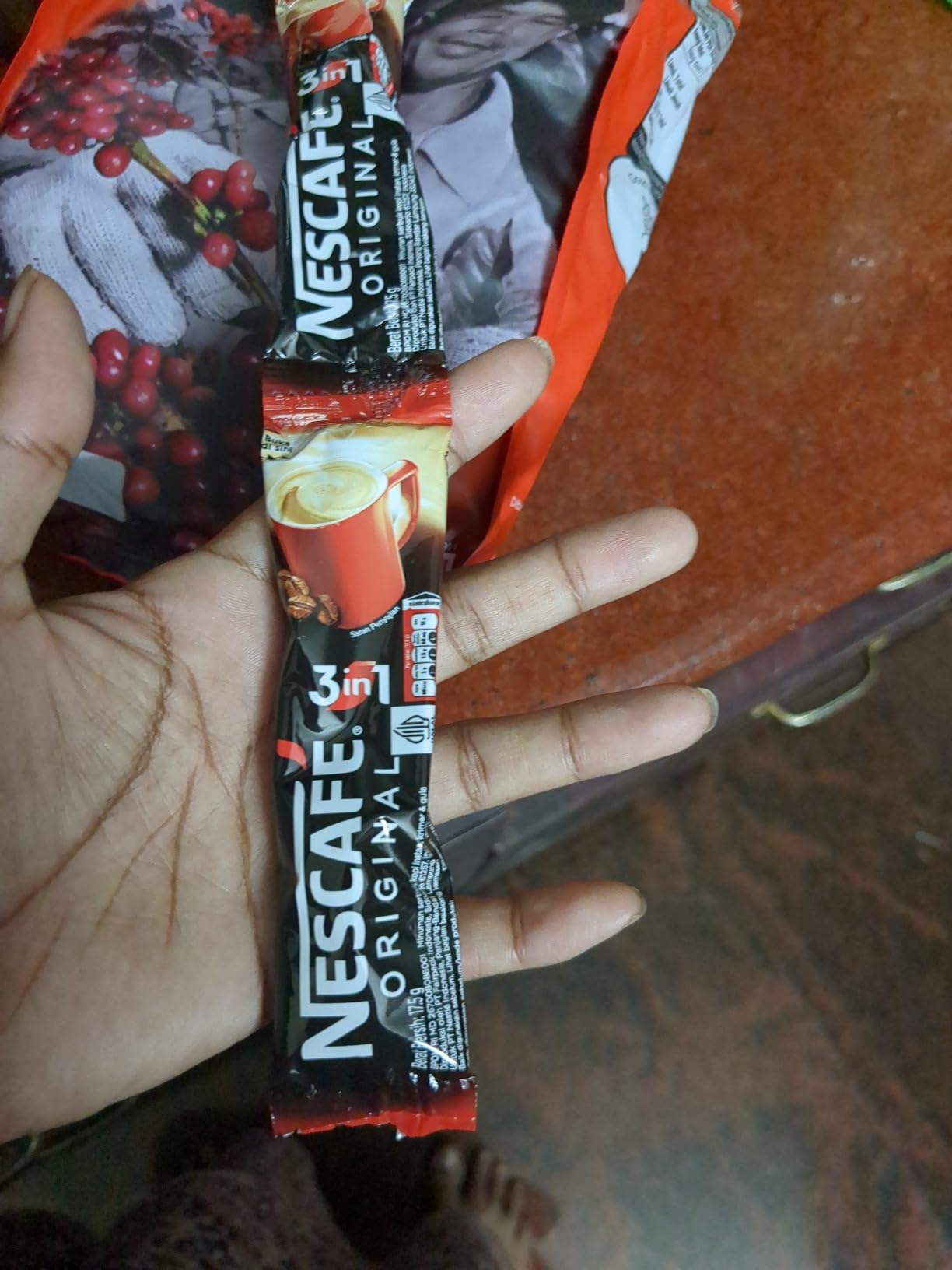 Nescafae 3 In 1 Original Instant Coffee 30 Sachets Bag, 525 Gram ...