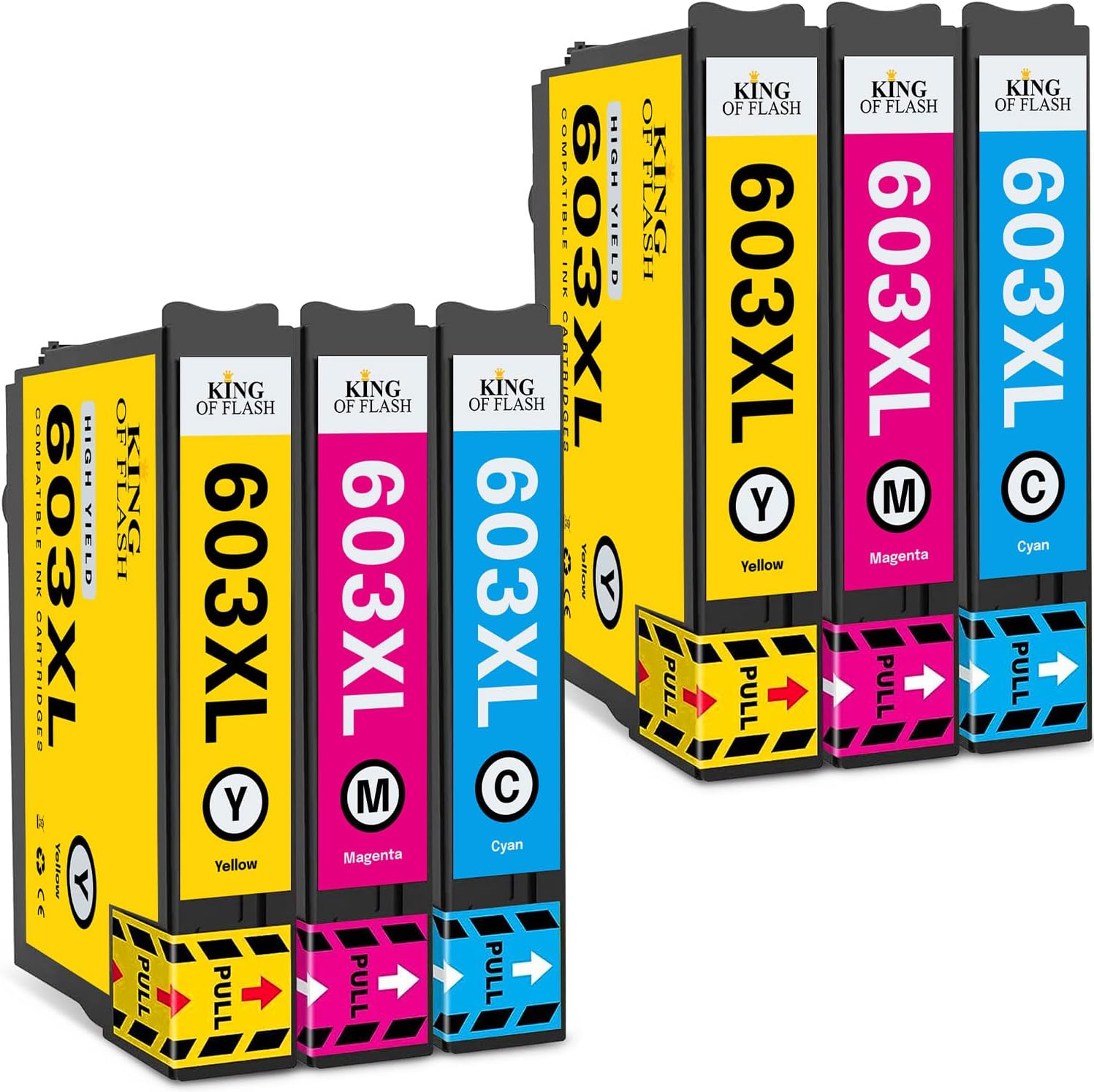 KING OF FLASH 603XL Ink Cartridges Multipack for Epson Expression Home ...