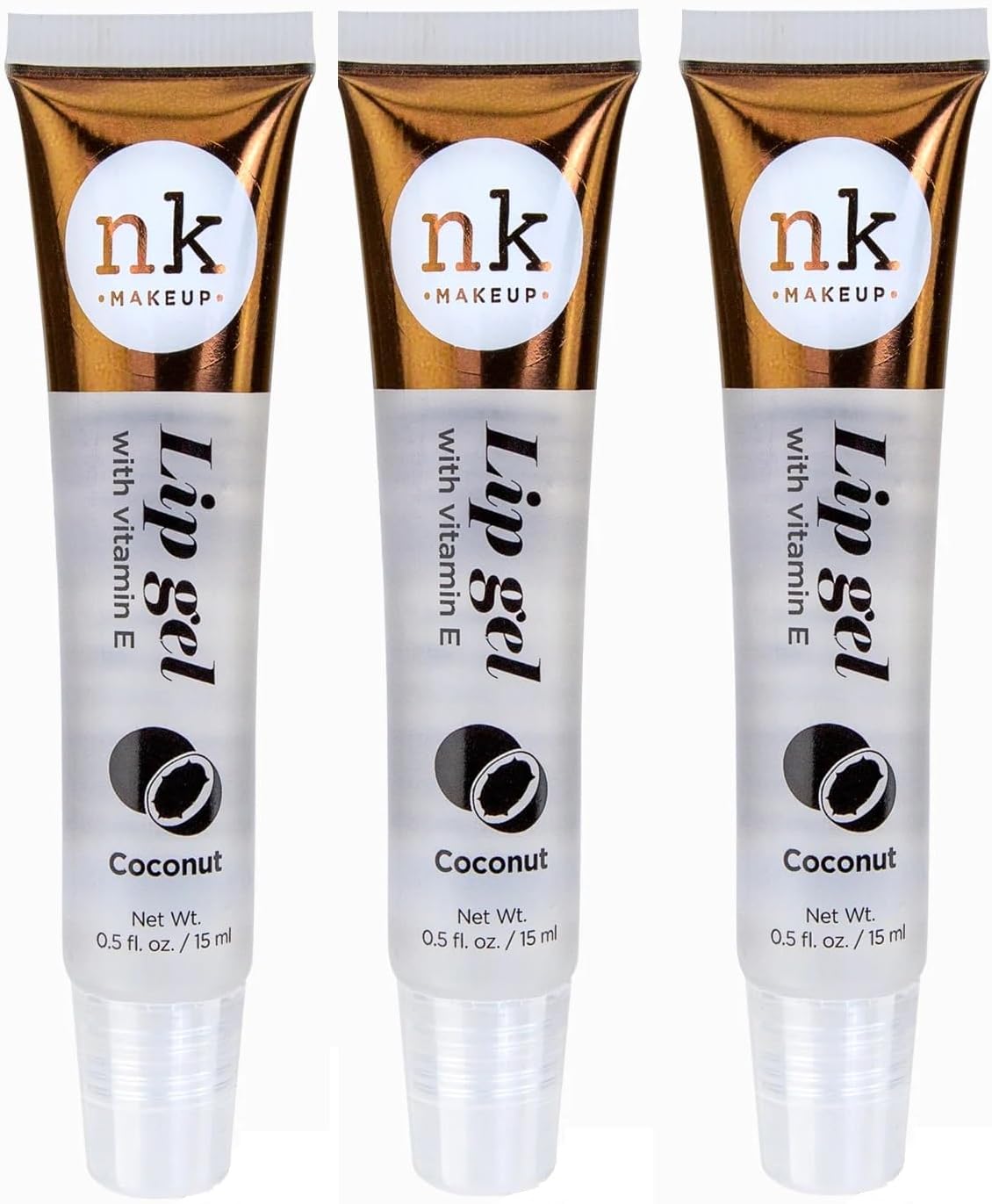 Amazon.com : NICKA K NEW YORK Set of 3 NK Hydrating Lip Gel – Vitamin E ...