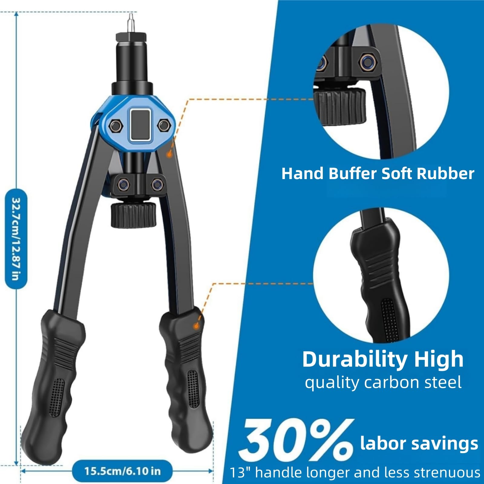 Rivet Nut Gun Set – Rivet Nut Pliers Set Rivet Nut Tool 14″ Heavy Duty ...