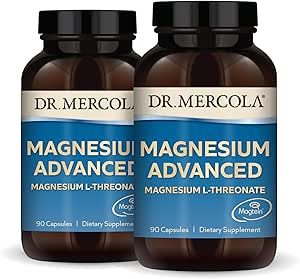 Amazon.com: Dr. Mercola Magnesium Advanced, 2-Pack (90 Capsules Each ...