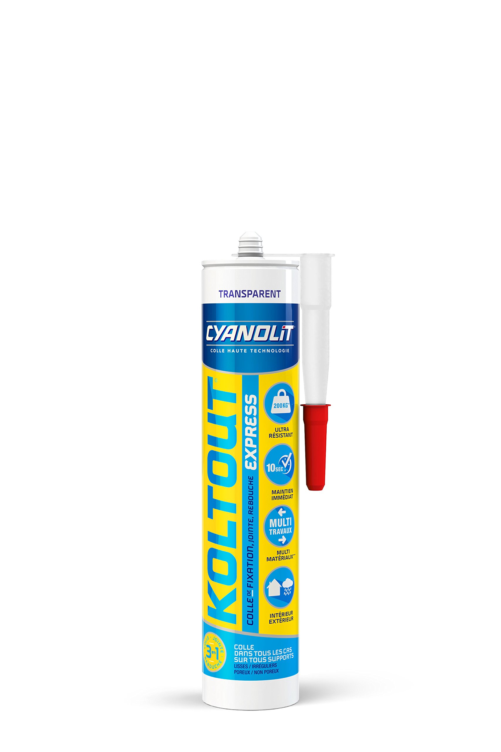 Cyanolit Koltout 33300101 Transparent Mastic Glue 290 Ml Cartridge ...