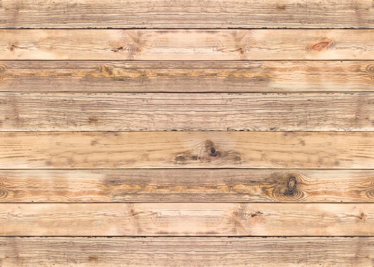 Amazon.com : Alltten 8X6FT Rustic Wood Backdrop Vinyl Vintage Photo ...