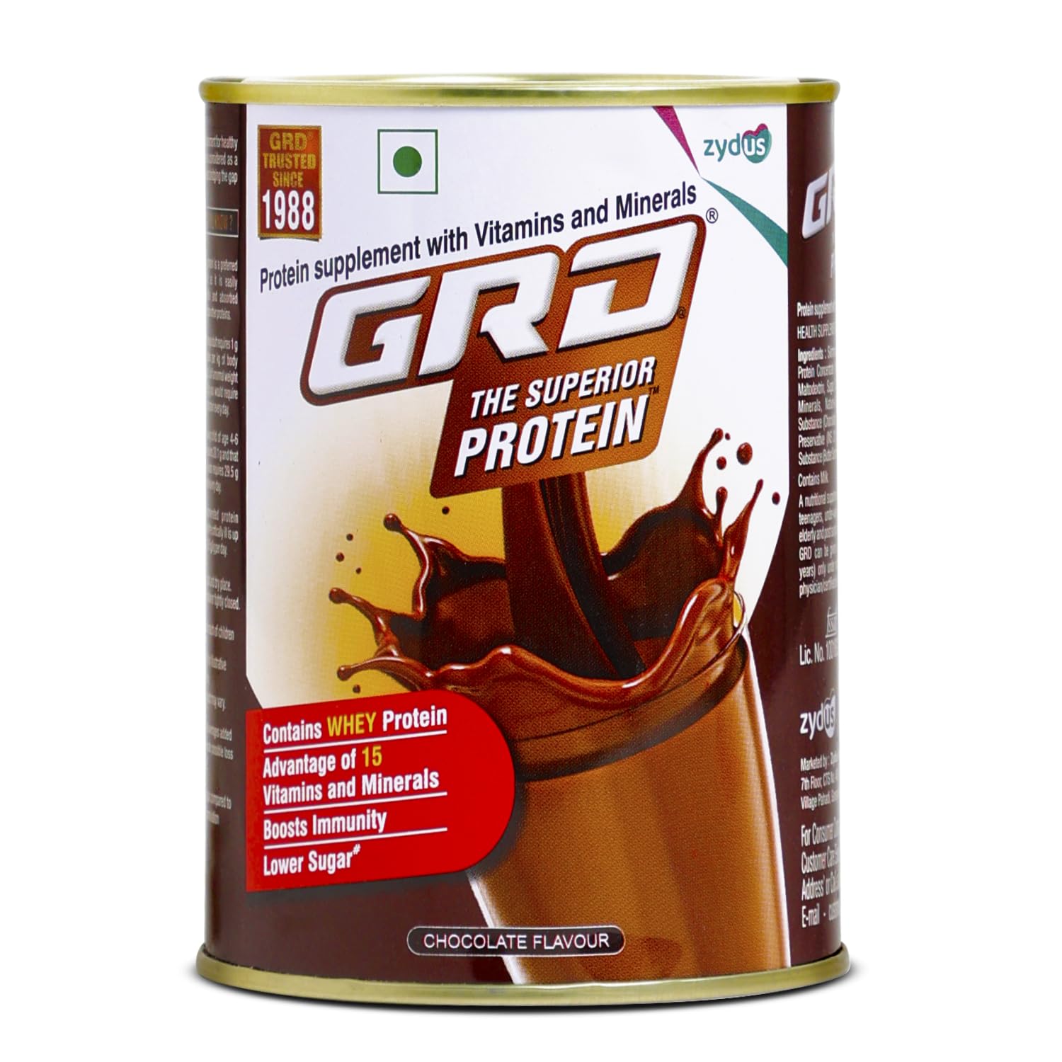GRD Superior Protein Powder For Adults With 15 Essential Micronutrients ...