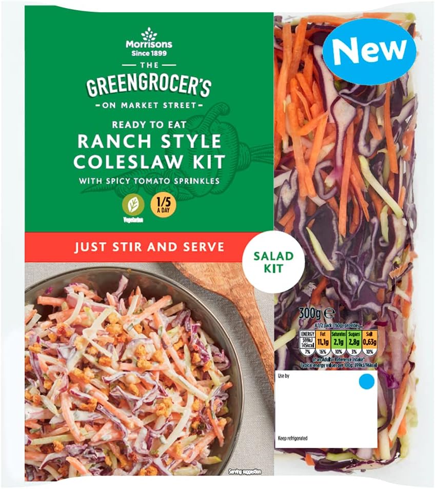 Morrisons Ranch Coleslaw Kit 300G : Amazon.co.uk: Grocery