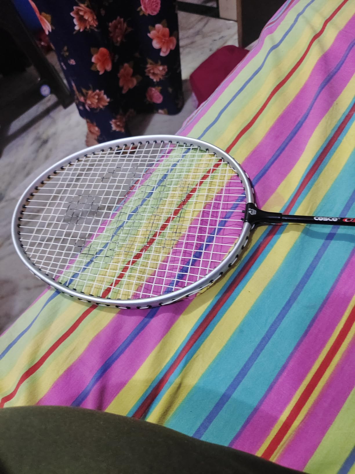 Cosco CB-150E Aluminum Badminton Racket (Multicolour) Pack of 2 pieces ...