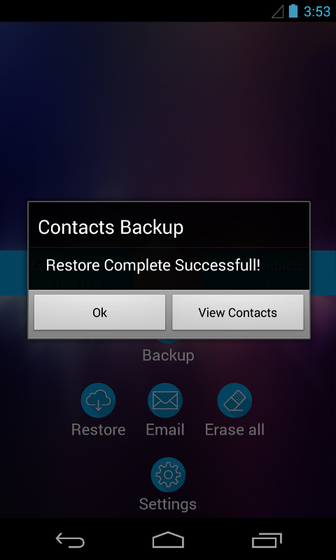 Contacts Backup - App on Amazon Appstore