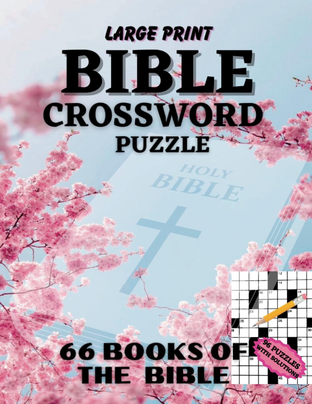 Bible Crossword Puzzles: Bible Crossword For Adults and Teens, Books of ...
