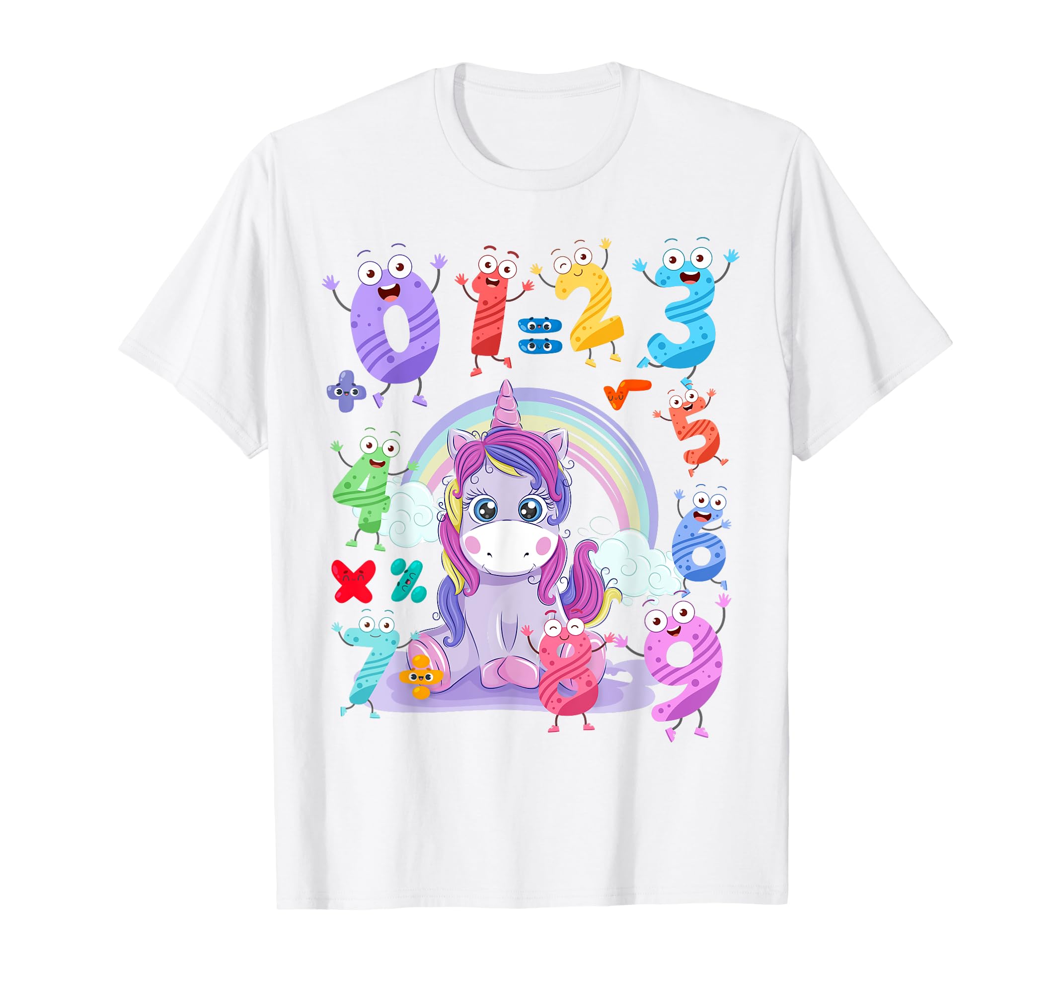 Maths Day Costume Idea For Kids & Maths Fancy Dress Unicorn T-Shirt ...