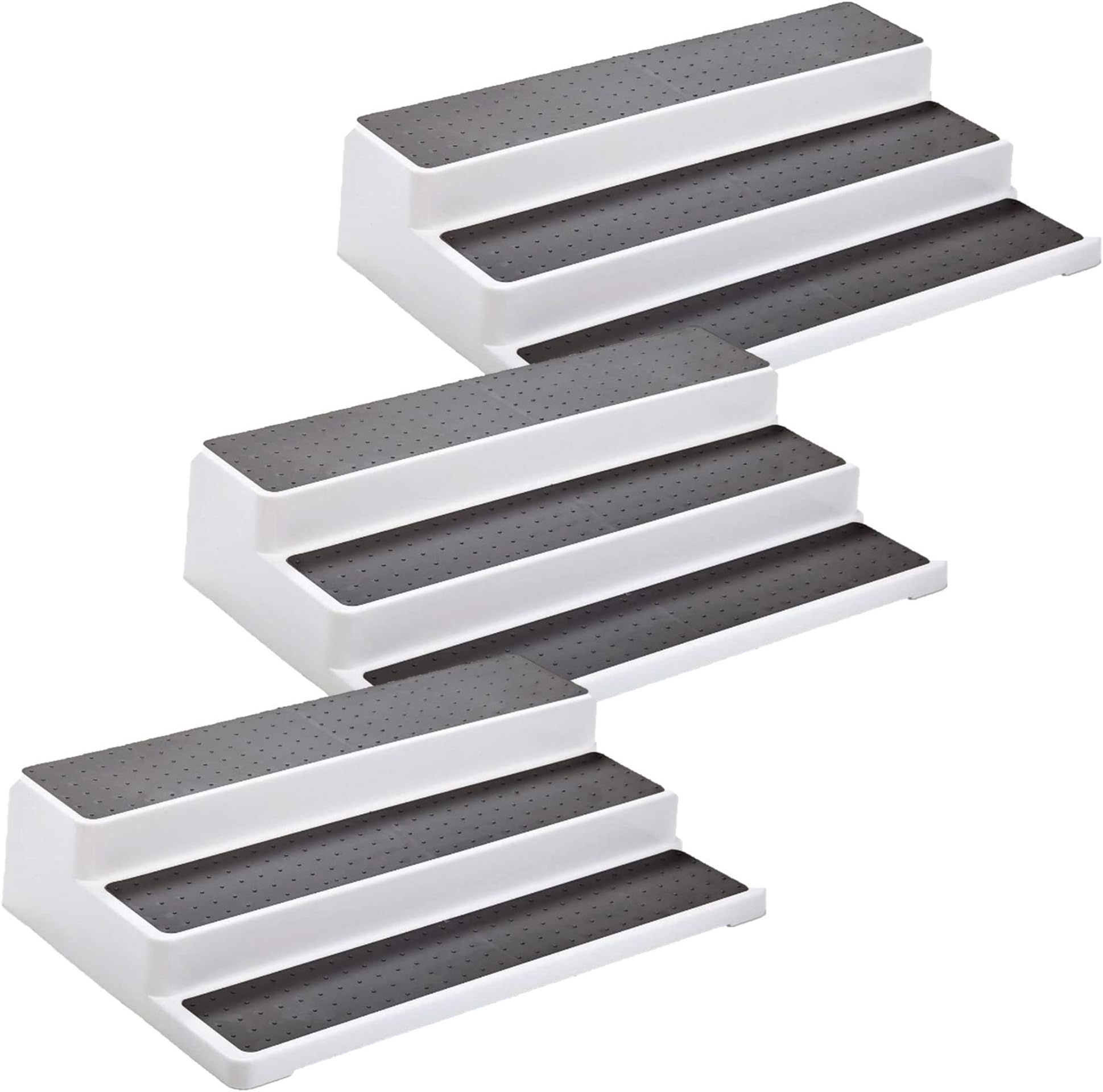 Amazon.com: 2 Pack Non Skid 3 Tier Spice Rack Organizer for Cabinet, 14 ...