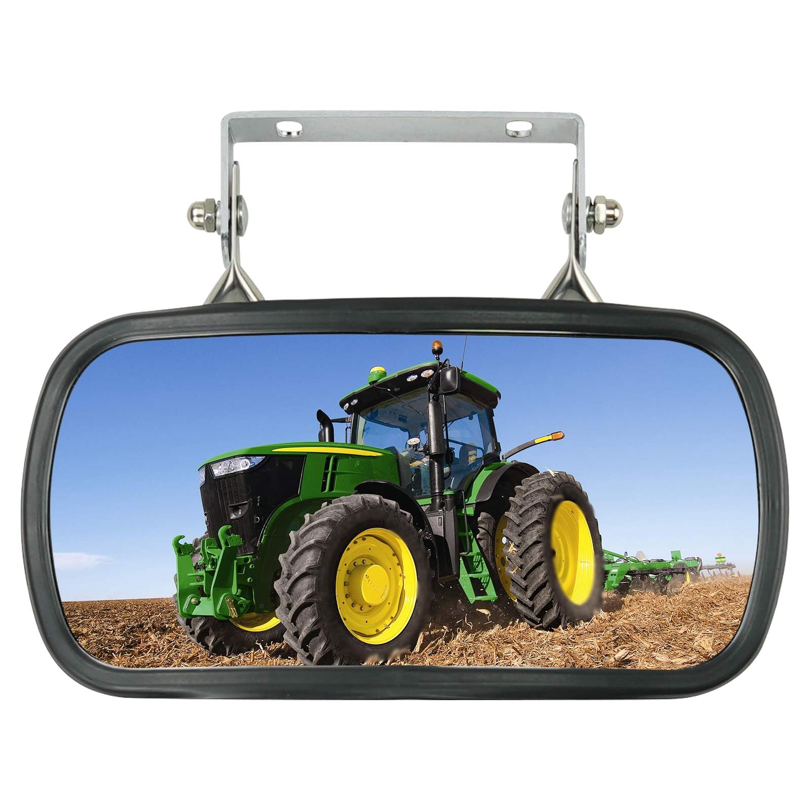 Amazon.com: 8" x 4" Universal Stainless Steel Rectangular Convex Rear ...