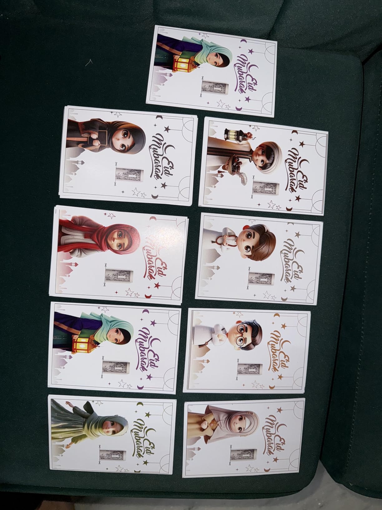 Acme Eid mubarak PACK OF 24 Eidi Card With Cuts For Keeping Currency ...