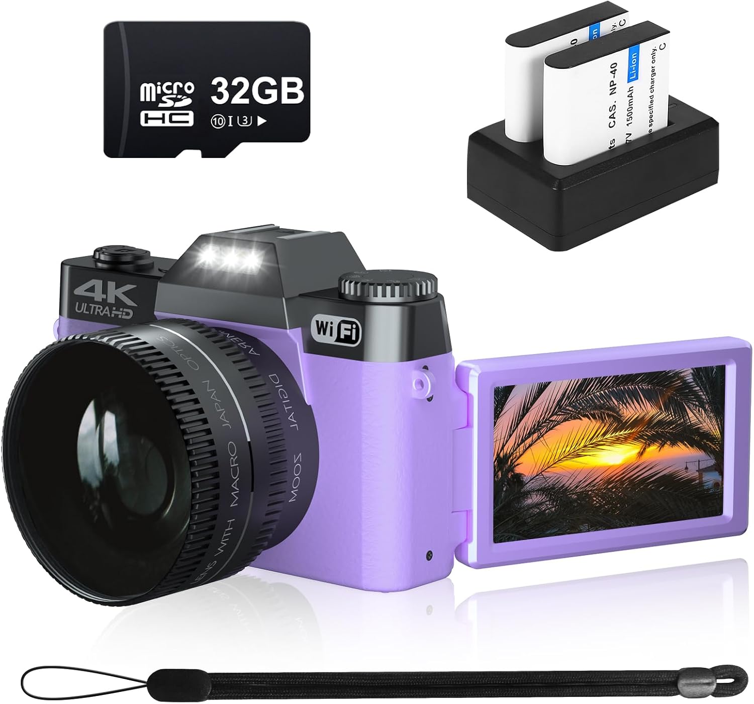 Amazon.com : 2024 Upgrade 4K Digital Camera for Photography VJIANGER ...