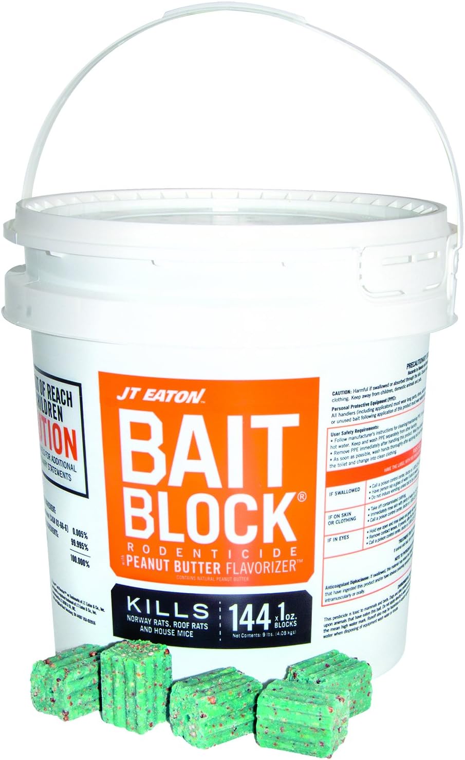 Amazon.com : JT Eaton 709-PN Bait Block Anticoagulant Rodenticide ...