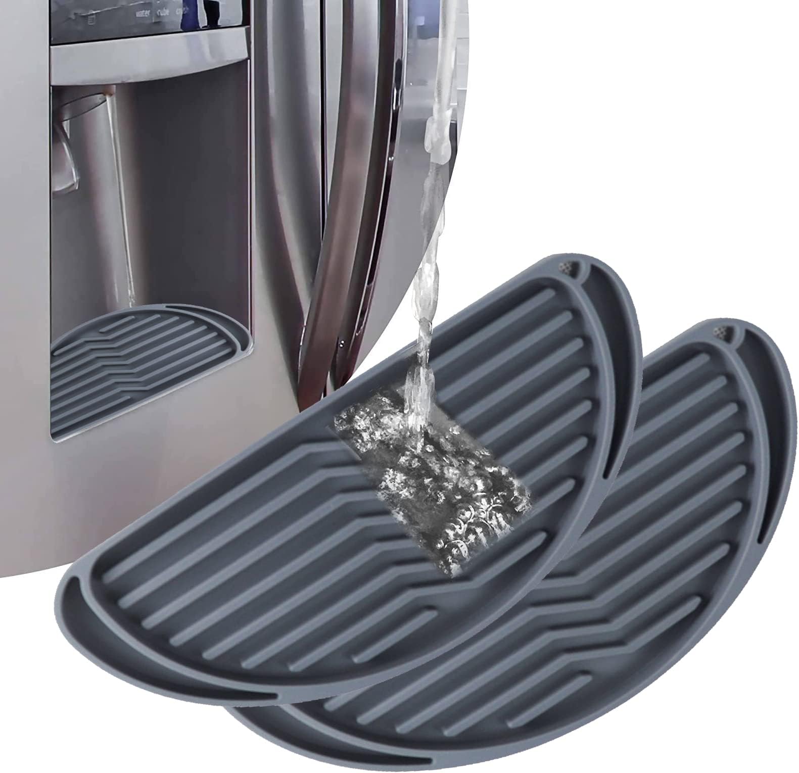 Amazon.com: Refrigerator Drip Catcher Tray,Hapoyxm Non-slip Cuttable ...