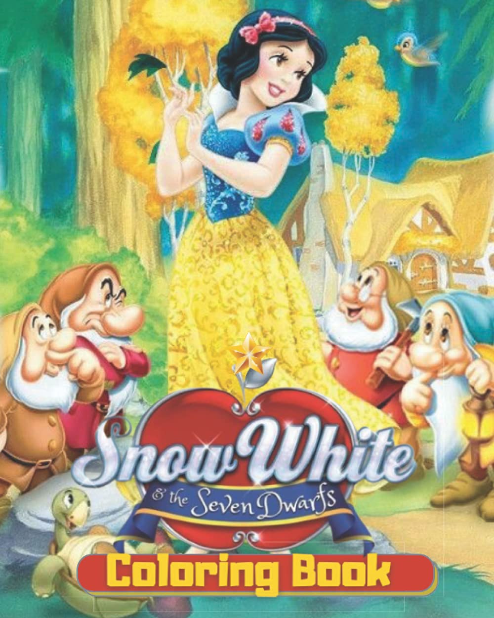 Snow White Coloring Book 55 High Quality Coloring Pages Kids ...