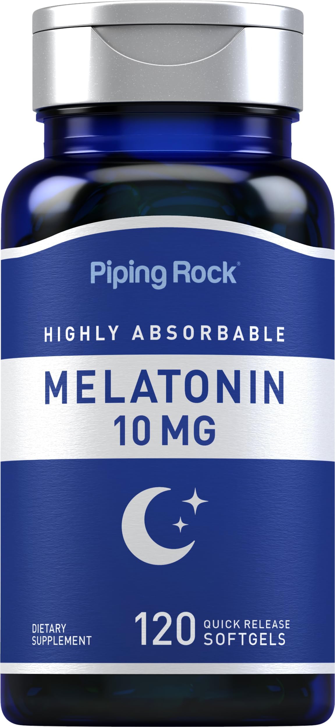 Amazon.com: Piping Rock Melatonin 10mg | 120 Softgel Capsules | Quick ...